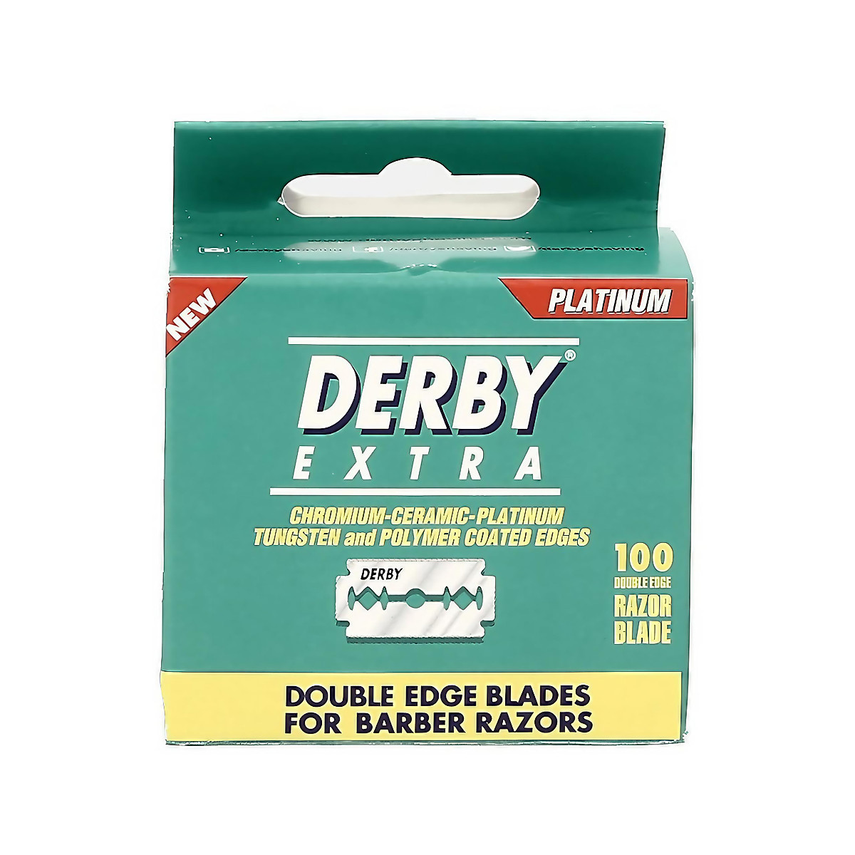 Double Edge Safety Razor Blades - Pack of 100 Blades