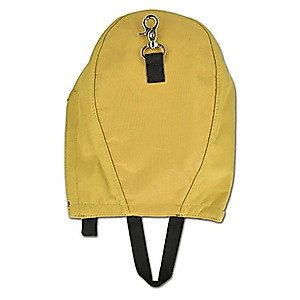 Lightning X Products Lightning X Fireman's SCBA Air Pak Respirator Firefighter Mask Face Piece Bag, Fleece Lined for First Responder - Ripstop Turnout Tan