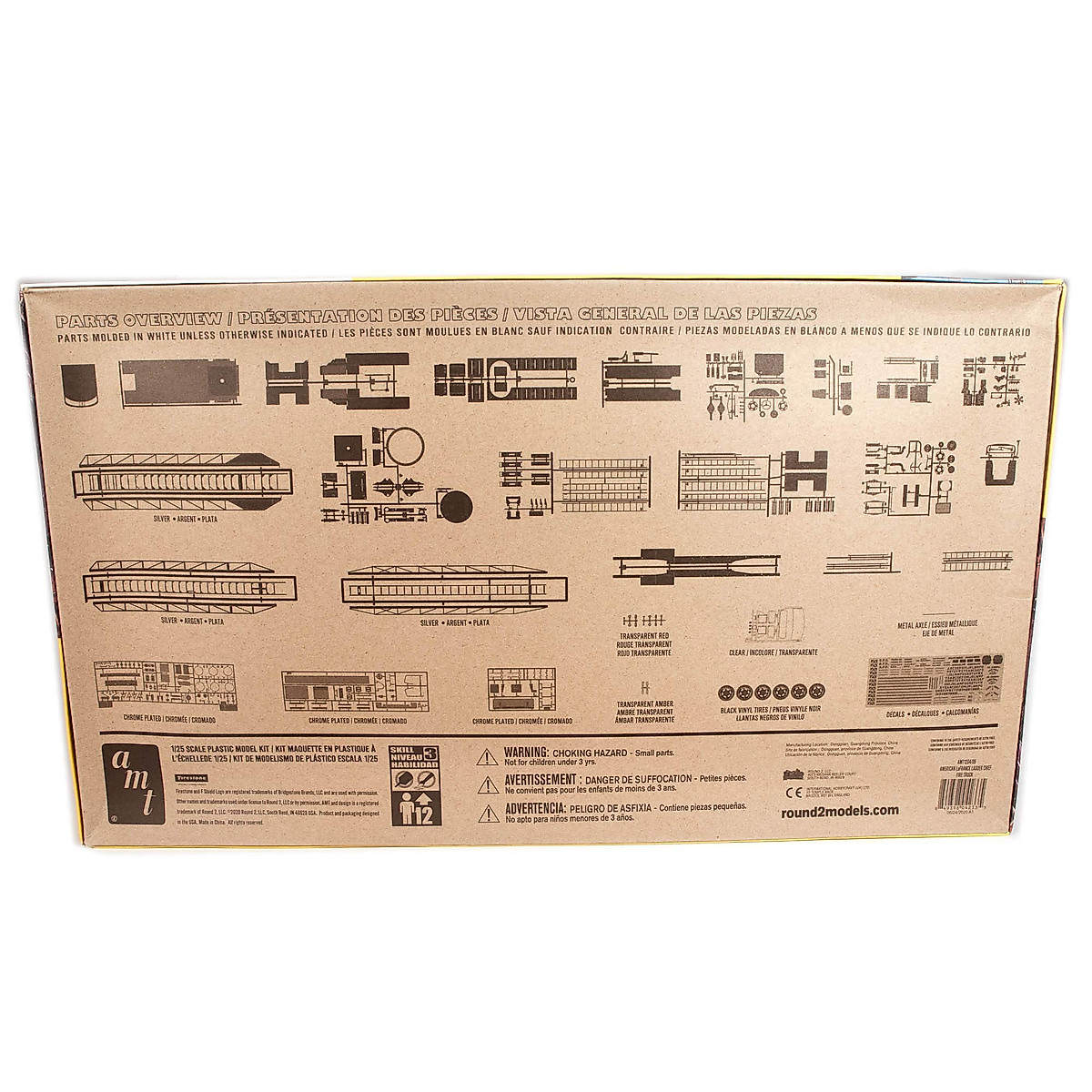 AMT American Lafrance Ladder Chief Fire Truck 1/25th Scale Model Kit