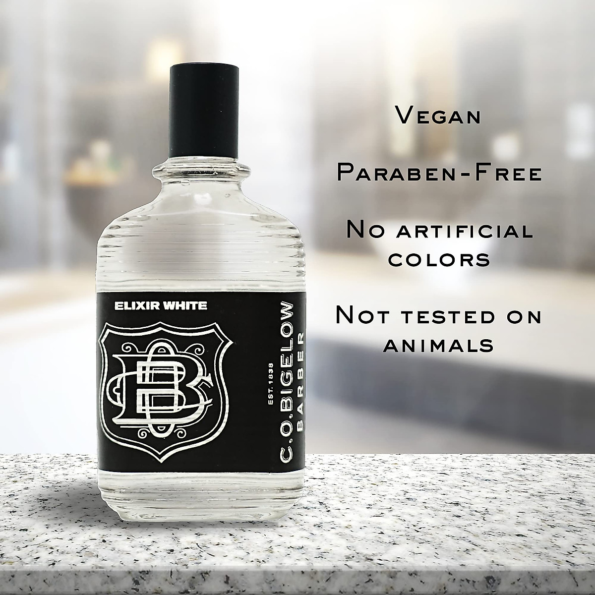 C.O. Bigelow Elixir White Cologne - No. 1585, 2.5 fl oz, Cologne for Men, Modern, Fresh, Refined Clean Citrus & Peppery Wood, Masculine Perfumes for Men