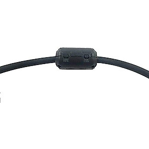 XShine (Pack of 20pcs) Clip-on Ferrite Ring Core RFI EMI Noise Suppressor Cable Clip for 3mm/ 5mm/ 7mm/ 9mm/ 13mm Diameter Cable, Black