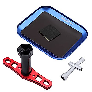 HobbyPark 17mm Wheel Hex Wrench & 4/5/5.5/7mm Hex Nut Wrench Hex Socket Wheel Spanner Tools for 1/8 1/10 1/12 1/14 1/16 1/18 1/24 RC Car Truck Crawler Truggy Buggy Tires