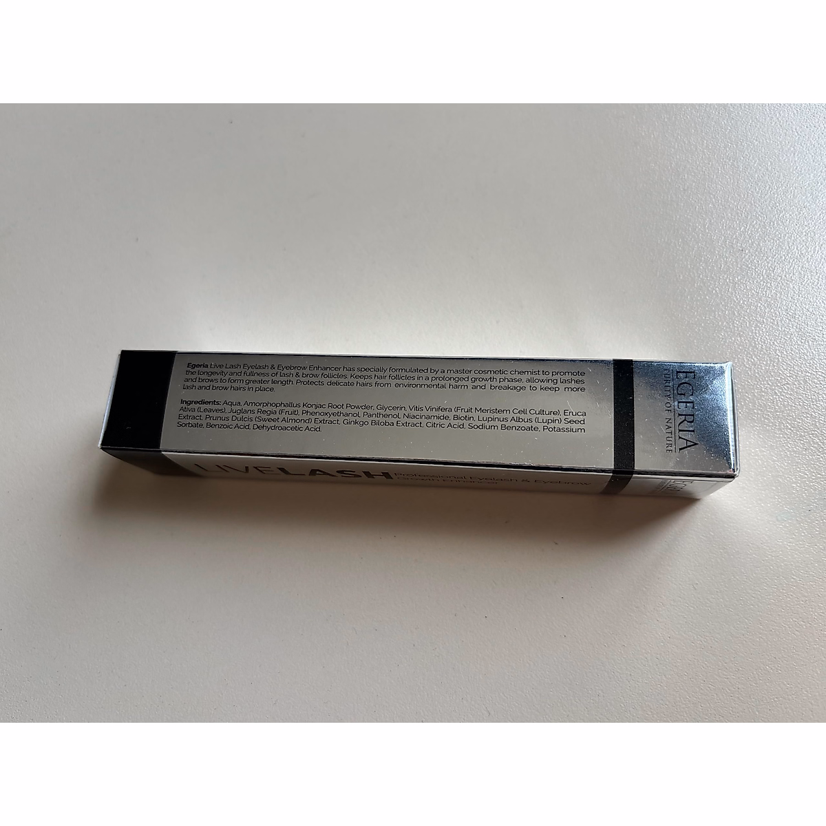 Premium Eyelash Growth Serum and Eyebrow Enhancer by Egeria, Lash boost Serum for Longer, Fuller Thicker Lashes & Brows (1 PCS)