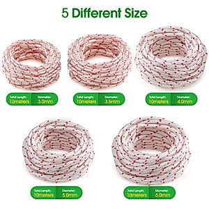 Replacement Recoil Starter Rope Pull Cord for Husqvarna STIHL Craftsman Chainsaw Lawn Mower Trimmer