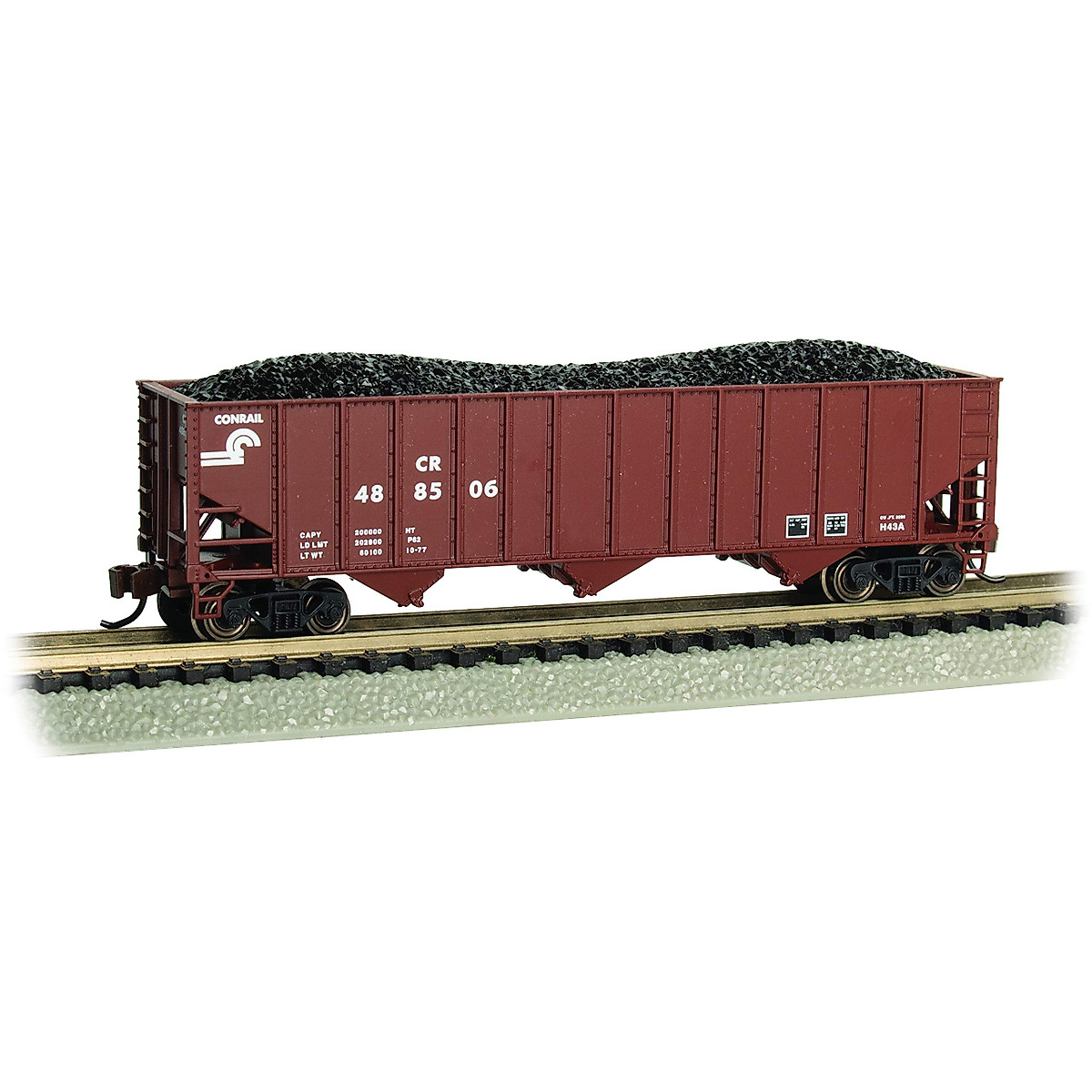 Bachmann Trains - Bethlehem Steel 100-TON 3-Bay Hopper - Conrail #488506 - N Scale