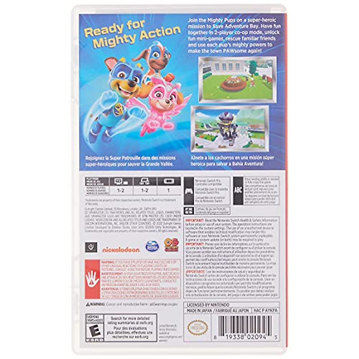 Paw Patrol Mighty Pups Save Adventure Bay - Nintendo Switch