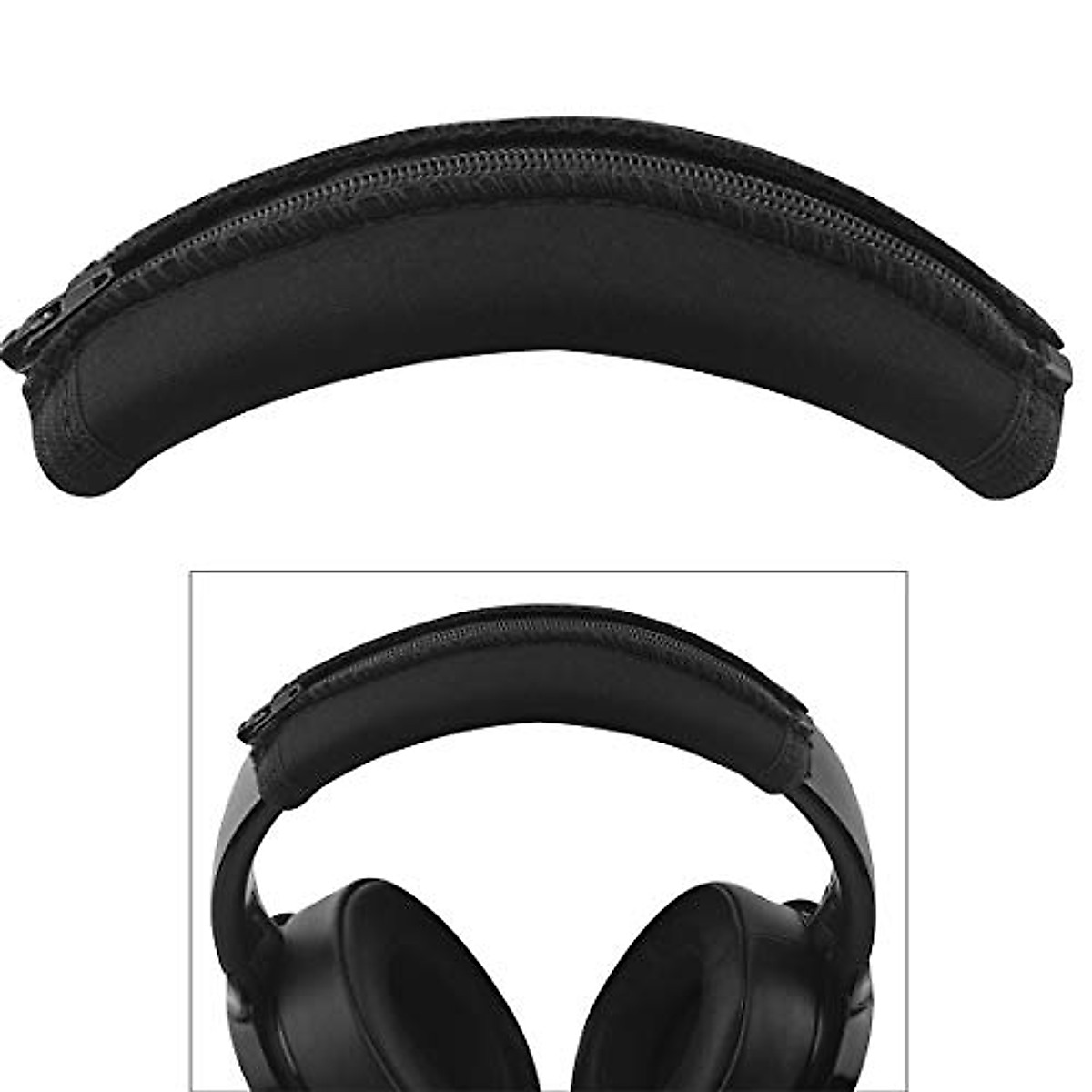 Geekria Earpad and Headband Cover Compatible with Skullcandy Crusher Wireless, Crusher Evo Wireless, Hesh 3 Ear Cushion + Headband Protector/Repair Parts/Easy DIY Installation No Tool Needed