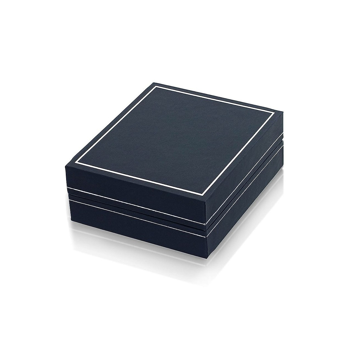 The Pearl Source 8-9mm Genuine White Freshwater Cultured Pearl & Cubic Zirconia Double Pendant Necklace for Women