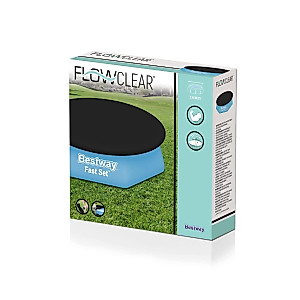 Bestway 58032 BW58032-21 Flowclear Cover for Fast Set Pools, Black