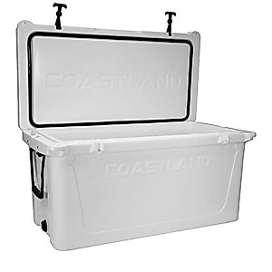 Coastland Delta Series Rotomolded Coolers, Premium Everyday Use Insulated Cooler, Ice Chest Available in 25-Quart, 45-Quart, 65-Quart and 125-Quart Capacity