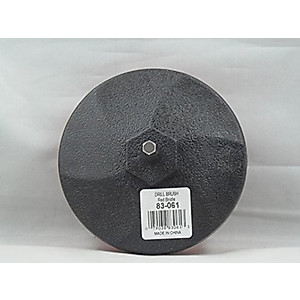 S.M. Arnold 83-062 Cordless Drill Brush - Medium Duty (Yellow Bristle)