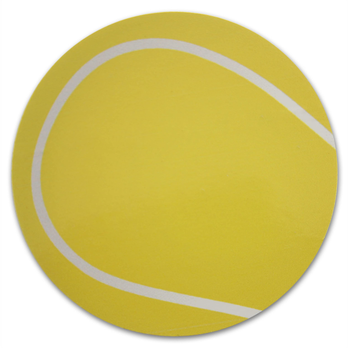 Novel Merk Tennis Sports Ball Vinyl Stickers - 2” Round Individual Decals for Laptop, Water Bottle, Phone, Party Favors, & Decor - Adheres to Clean Surfaces Waterproof & Repositionable (20)