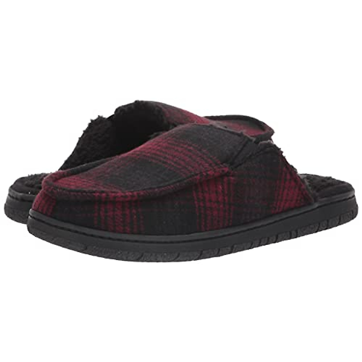 Eddie Bauer Men's Oliver Slippers | House Slippers for Men | Cushioned Footbed Lightweight Slip-On Bedroom Shoes with Rubber Outsole