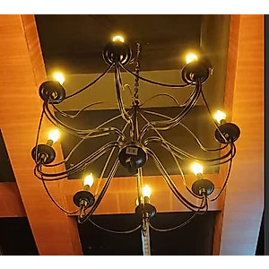 LED VIVID FLAME-6 Pack 1800K LED flame effect light bulb with FCC Certification,E12 flicker flame candelabra bulb,for Hotel/Garden/Coffee/Festival Decoration.