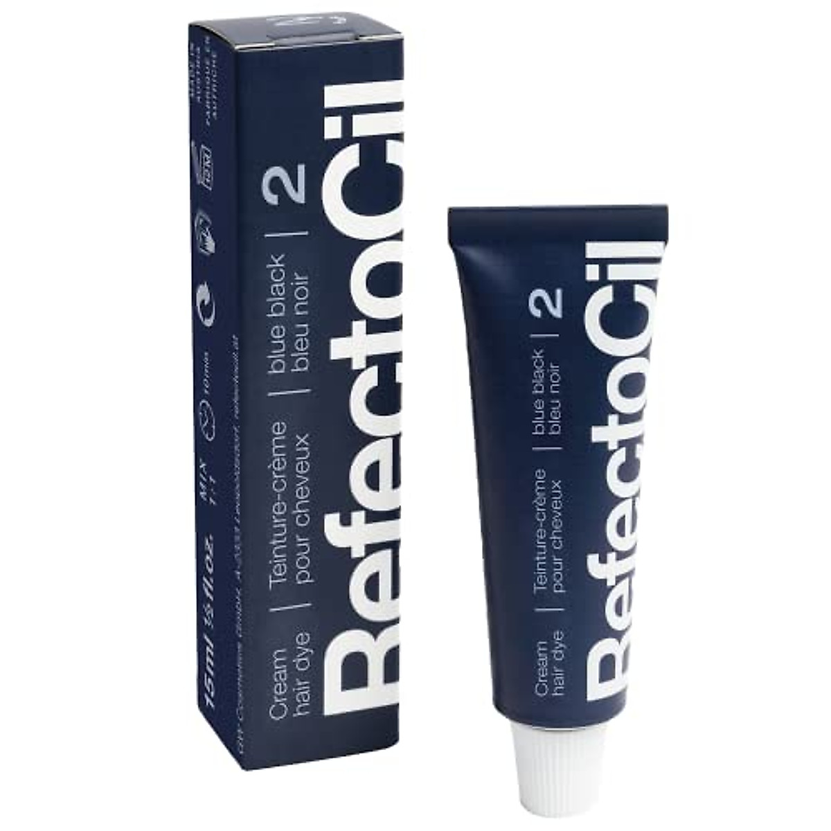 RefectoCil Cream Hair Dye 1-Pack – Professional Hair Tint for Long-Lasting Color