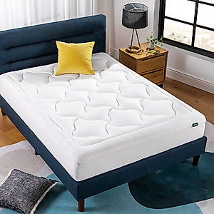 ZINUS 10 Inch Cloud Memory Foam Mattress, King, Fiberglass Free, Pressure Relieving, Mattress in A Box, CertiPUR-US Certified, White