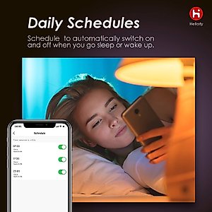 helloify GU10 LED Smart, WiFi Light Bulb Compatible with Alexa Google Home, RGBCW Color Changing, Cool Warm White Light Dimmable, No Hub Required, 40W Equivalent, RGB+2700K-6500K, 2PCS
