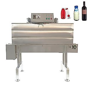INTSUPERMAI Shrink Wrap Machine Bottle Label Heat Wrapping Packaging Sealing Machine 220V Tunnel Packaging Machine for Bottle Label/Shrink Sleeve Label Machine