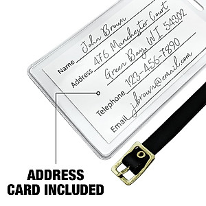 U.S. Army Retired Logo Luggage ID Tags Suitcase Carry-On Cards - Set of 2