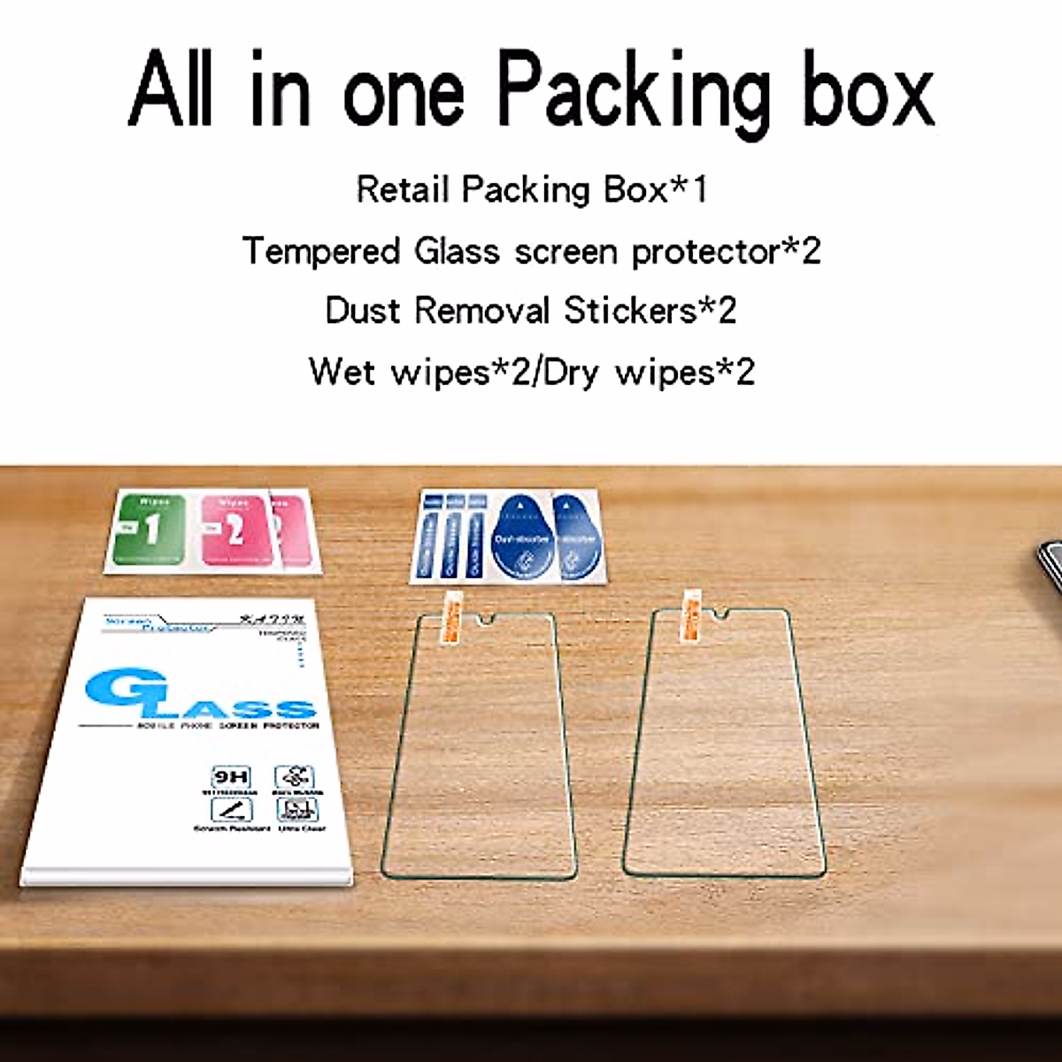 KATIN [2-Pack] Screen Protector For Samsung Galaxy A71 5G, Galaxy A71 5G UW, Galaxy A71 4G Tempered Glass, Anti Scratch, Bubble Free, Support Fingerprint Scan, Easy to Install, Case Friendly