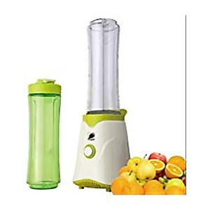 J-JATI Electric Personal Blender Juicer Drink Personal Size Blender fruit smoothie Maker With Portable Sports Travel Bottle to Go Easy Blend Personal Cup you can take with you anywhere Color- white