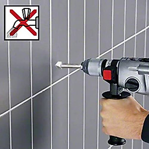 Bosch Professional 1x CYL-9 SoftCeramic Tile Drill Bit (for Soft Ceramic Tiles, Ø 8 x 80 mm, Accessories Drill Driver)