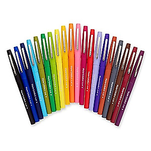 Paper Mate Flair Felt Tip Pens | Medium Point (0.7 mm) Marker Pens | Assorted Candy Pop Colouring Pens | for Kids & Adult Colouring, Journalling & More | 24 Count