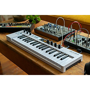 Arturia KeyStep 37-key Controller & Sequencer Bundle w/USB Cable, Anti-ground Loop Adaptor, MIDI Cable, Deluxe Sustain Pedal, and Austin Bazaar Polishing Cloth