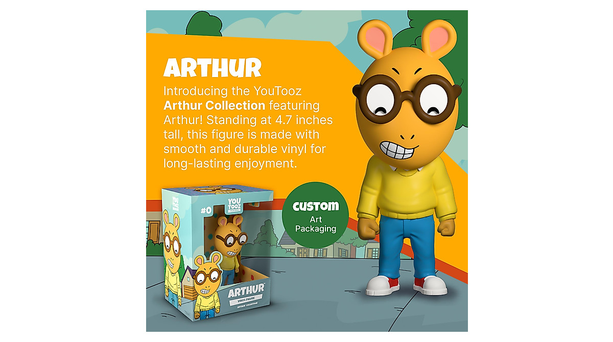 Arthur Vinyl Figure - 4.8" Collectible Toy from Youtooz