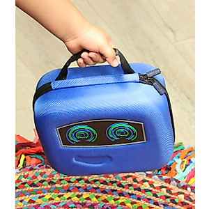 CASEMATIX Blue Toy Case Compatible with 4 VTech KidiGo NexTag Game System Arm Units and Accessories - Includes Travel Case Only