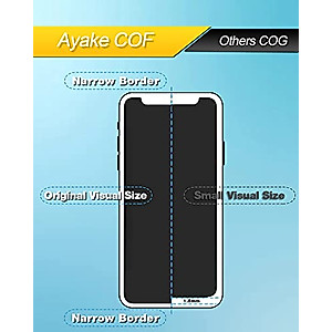 Ayake for iPhone Xs MAX Screen Replacement, Full HD Retina LCD Touch Display Digitizer with Repair Tools for A1921, A2101, A2102, A2103, A2104(Black)