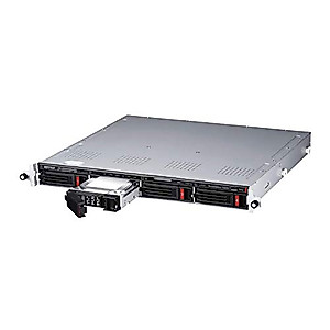 BUFFALO TeraStation 6400RN 48TB (4x12TB) Rackmount NAS with HDD Included + Snapshot Protection Against Ransomware / 4 Bay / 10GbE/ Storage Server/NAS Server/NAS Storage/Network Storage/File Server