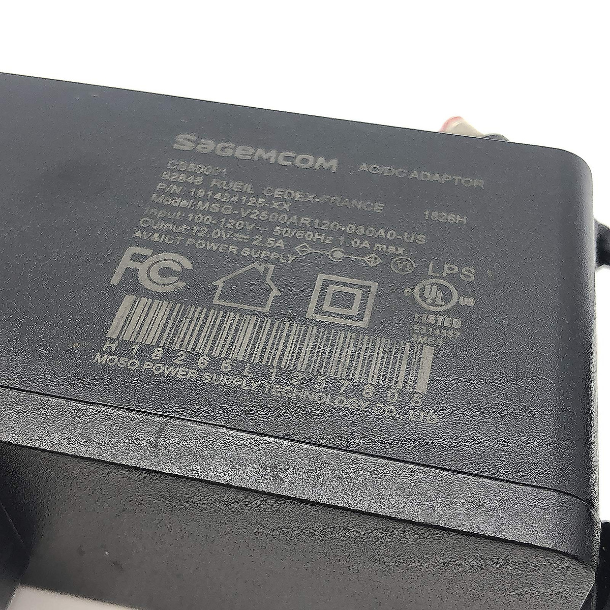 Tekswamp AC/DC Adapter 12V 2.5A 30W Sagemcom MGS-V2500AR120-030A0-US