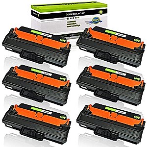greencycle 6 Pack Compatible Toner Cartridge Replacement for Samsung 115L MLT-D115L MLTD115L Use in Xpress SL-M2880FW SL-M2870FW SL-M2830DW M2820 M2830 M2870 M2880 Printer