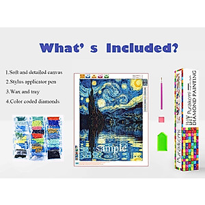 5D DIY Diamond Art Painting for Adults and Kids Full Round Drill Rhinestone Embroidery for Wall Decoration 12X16 inches