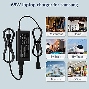 65W 19V 3.42A Laptop Charger for Acer ChromeBook R11 11 13 14 15 C720 C720P CB3 CB3-111; Aspire One Cloudbook 11 14 AO1-131-C7DW C9PM; AC Replacement Adapter Power Supply Cord