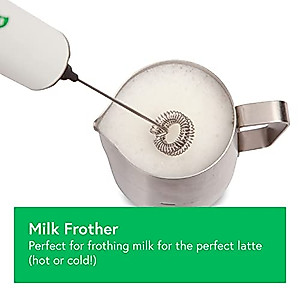 MATCHABAR Electric Matcha Whisk and Milk Frother | Handheld Matcha Green Tea Mixer and Blender | USB Rechargeable, Dual Speed, Stainless Steel | Powerful Whisk for Matcha Lattes, Coffee & Other Drinks