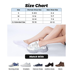 IDEGG Women and Men No Show Socks Low Cut Anti-slid Athletic Running Novelty Casual Invisible Liner Socks