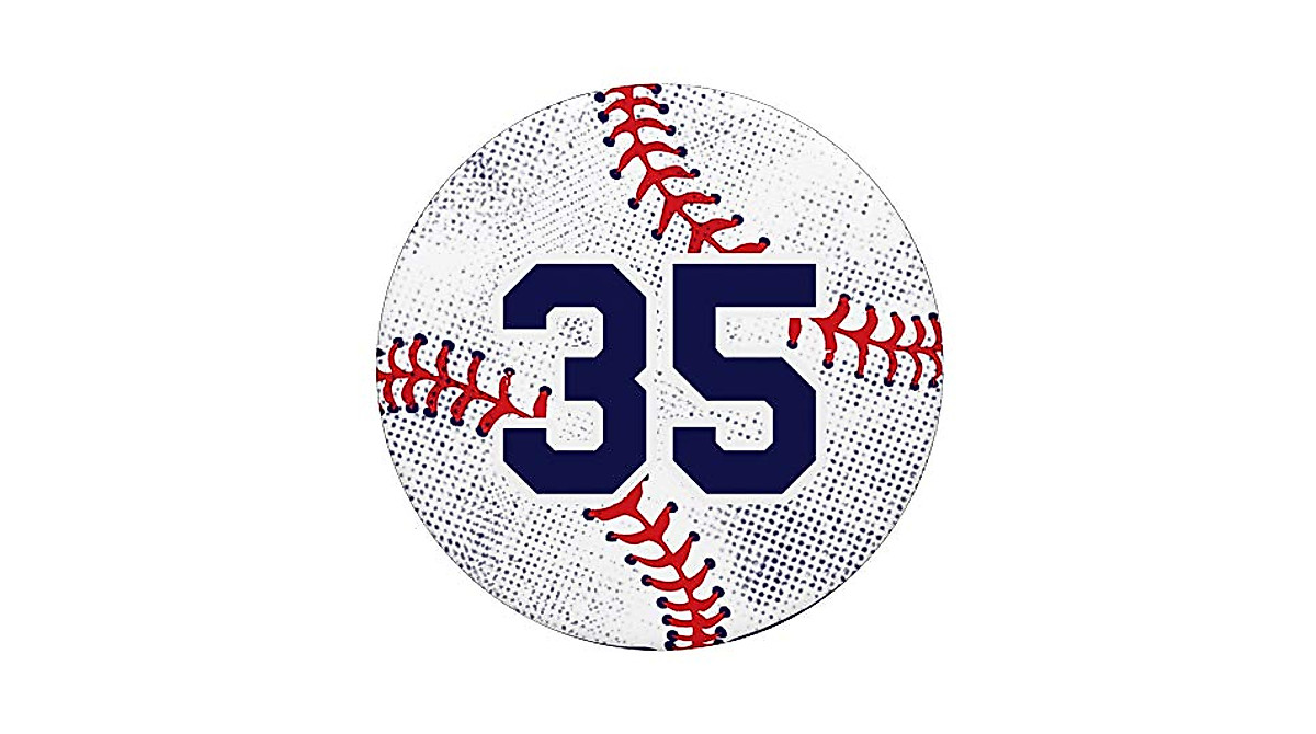 Shop Number 35 Baseball Uniform for 35th Birthday