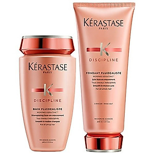 KERASTASE Discipline Bain Fluidealiste And Fondant Fluidealiste, 2 Count