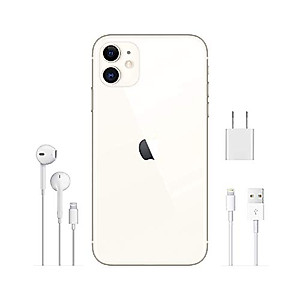 Apple iPhone 11 64GB, White - Locked Cricket Wireless (Renewed)