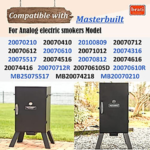1500 Watt Heating Element Kit Replacement part for Masterbuilt 30-inch electric smokers,fit for Masterbuilt 20070210/MB20070210 Analog Electric Smoker