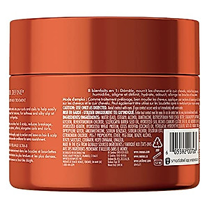 Nexxus Curl Define Pre-wash Hair Treatment for Curly & Coily Hair Hair Mask Deep Conditioner with Castor Oil 8 oz