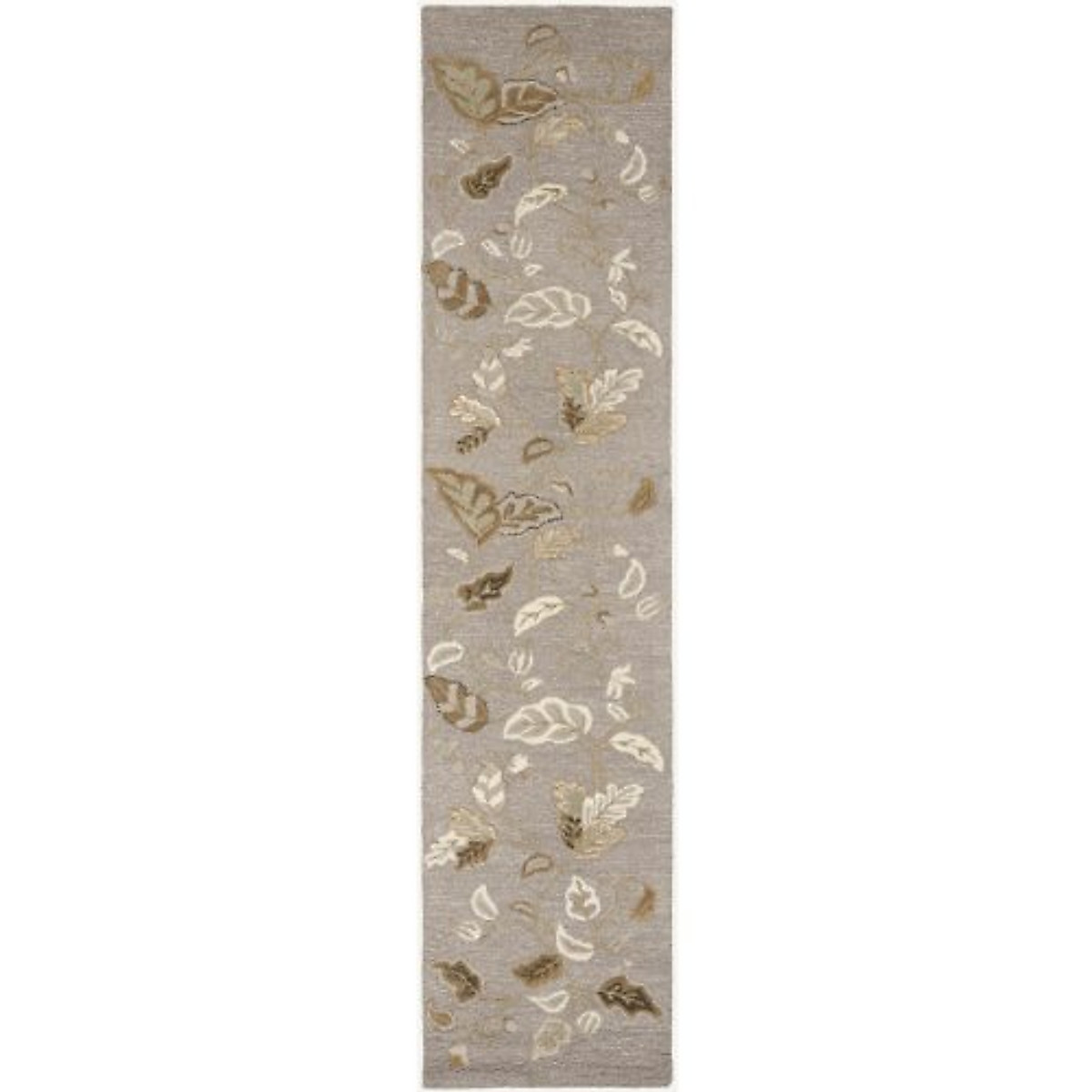 Martha Stewart Autumn Woods Francesca Black Wool/Viscose Rug - 8' x 10'