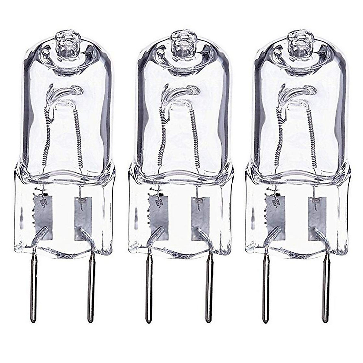 50W Halogen Light Bulbs G8 G8 50Watt 120V Halogen Light Bulbs T4 JCD Type 120V Bi-Pin Base G8 Halogen Lamp for Accent Under Cabinet Puck Landscape Lighting,Clear Lens,Warm White 2700K,10 Pack