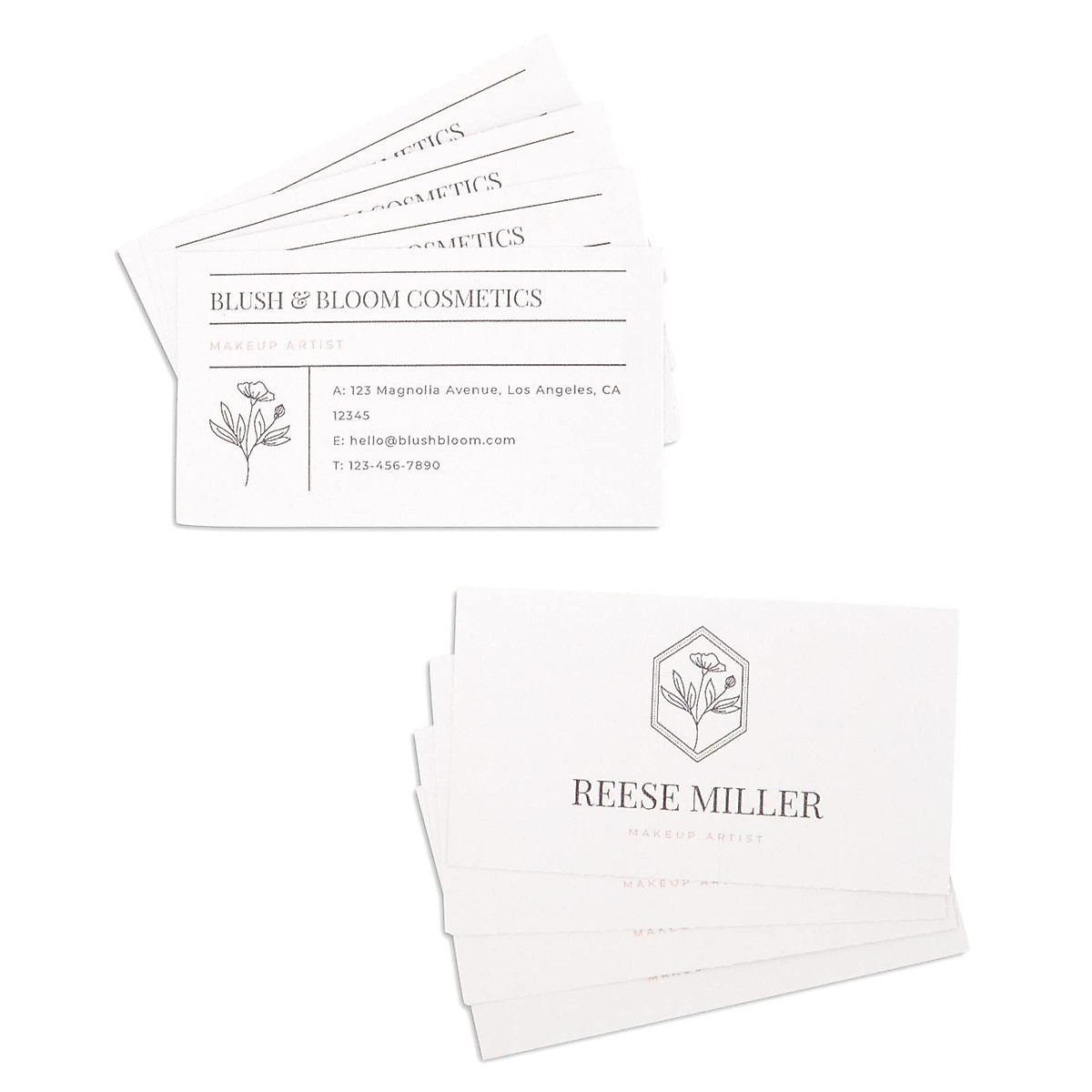 1000 Pieces Printable Business Cards, Perforated Card Stock Paper for Inkjet and Laser Printers, 10 Cards/Sheet (3.5 x 2 in)