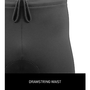 AERO|TECH|DESIGNS | Men's USA Classic Thermal Fleece Unpadded Workout Tights | Black | Tall Fit | Large