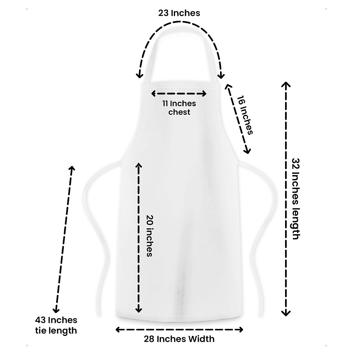 Avalon Kitchen Apron 12 Pack Bulk White Aprons Perfect Kitchen Cooking Apron Best Chef Apron for Man and Women Ideal for BBQ Painting and Restaurant