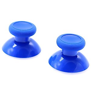 Deal4GO 2-Pack Thumbsticks Set Concave Analog Thumb Grips Replacement for Xbox Series S|Xbox Series X Controller (Blue)