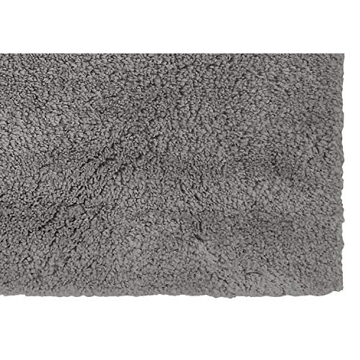 Better Trends Micro Collection Bath Mats - Soft Rug, Plush Rug, Absorbent Bath Mat, Tufted Rug, 100% Polyester Rug for Bathroom Floor, Shower & Sink Bath Mat Rug - 17" x 24" Rug, L. Gray